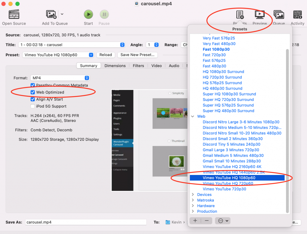 How to convert video to HTML5 compatible MP4 format | WordPress Plugin