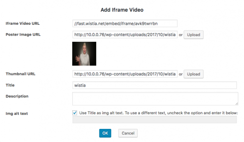How to play Wistia video in WordPress Gallery | WordPress Plugin