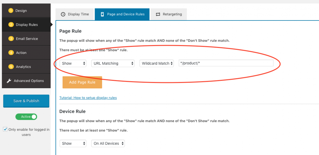 WordPress Popup URL Wildcard Match | WordPress Plugin
