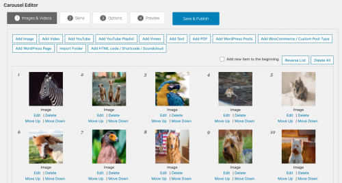 Wonder Carousel Quick Start Tutorial | WordPress Plugin
