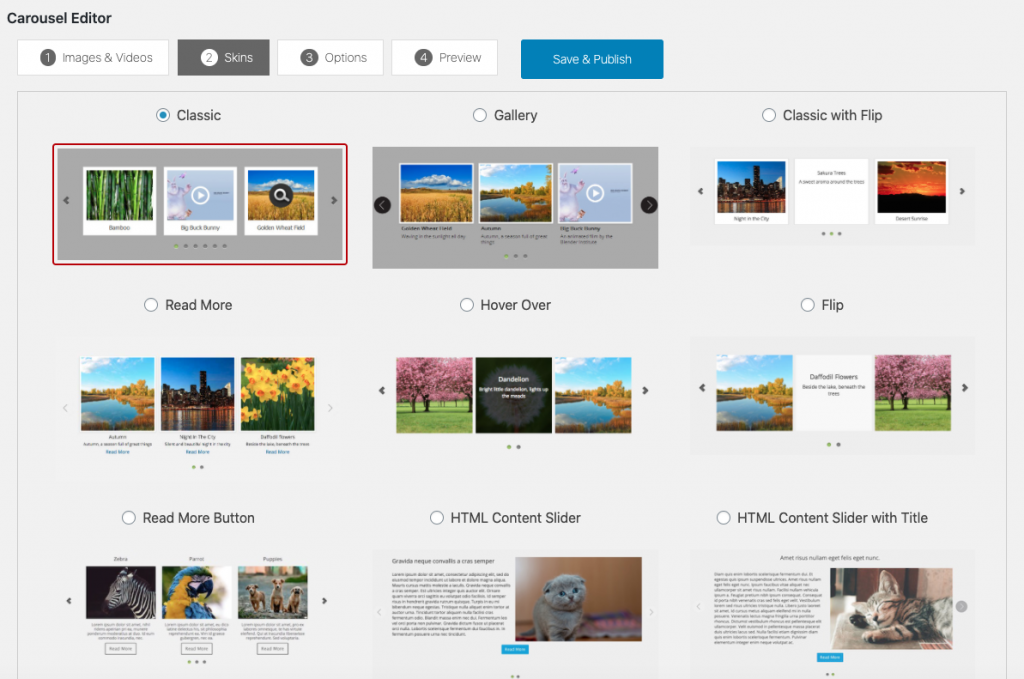 Wonder Carousel Quick Start Tutorial | WordPress Plugin