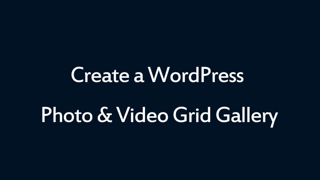 How to add a WordPress Grid Gallery in Divi Builder | WordPress Plugin