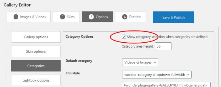 How to Create a WordPress Gallery with Category Filter | WordPress Plugin