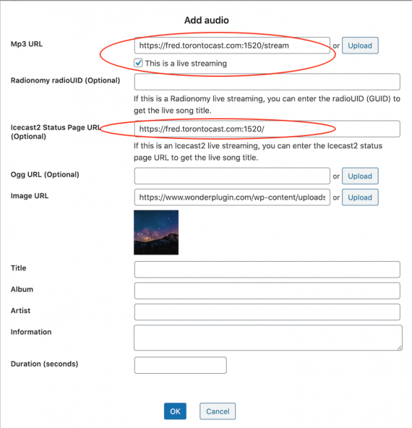 How to create a WordPress Icecast Player | WordPress Plugin