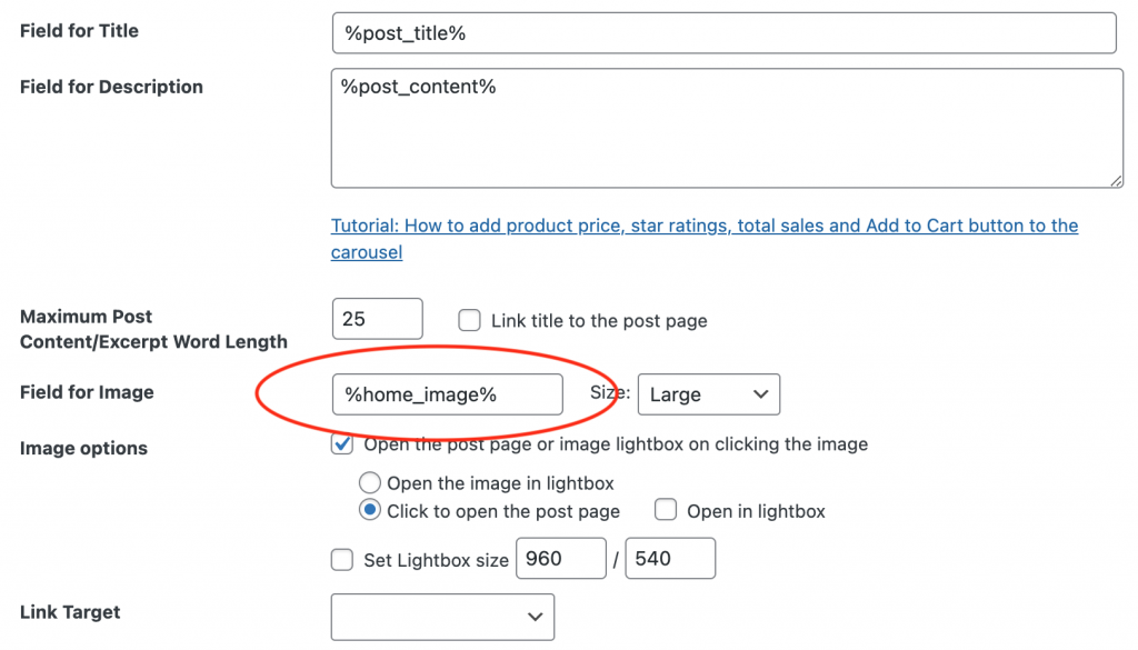 Display ACF (Advanced Custom Fields) Image in Wonder Carousel | WordPress Plugin