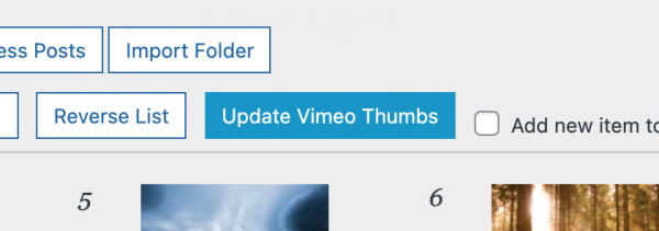 Vimeo Thumbnails | WordPress Plugin